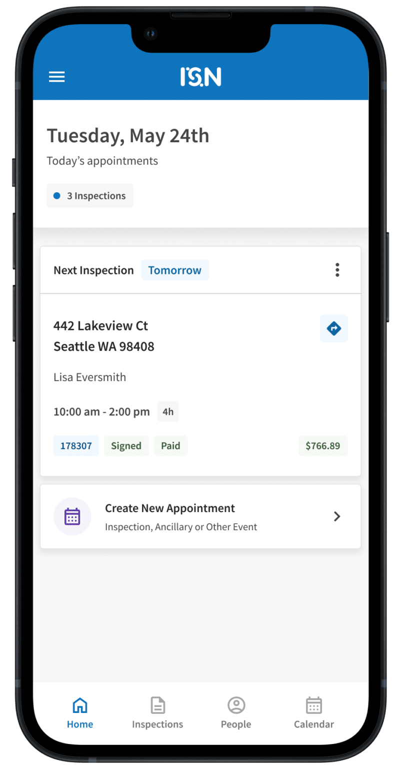 New year, new ISN app - Inspection Support Network