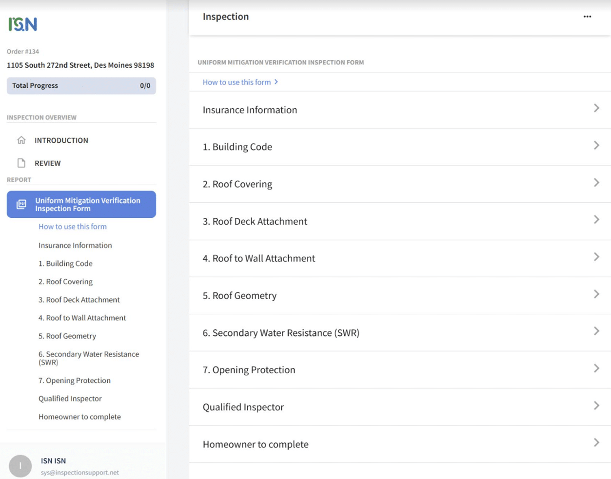 Florida Wind Mitigation Template - ISN