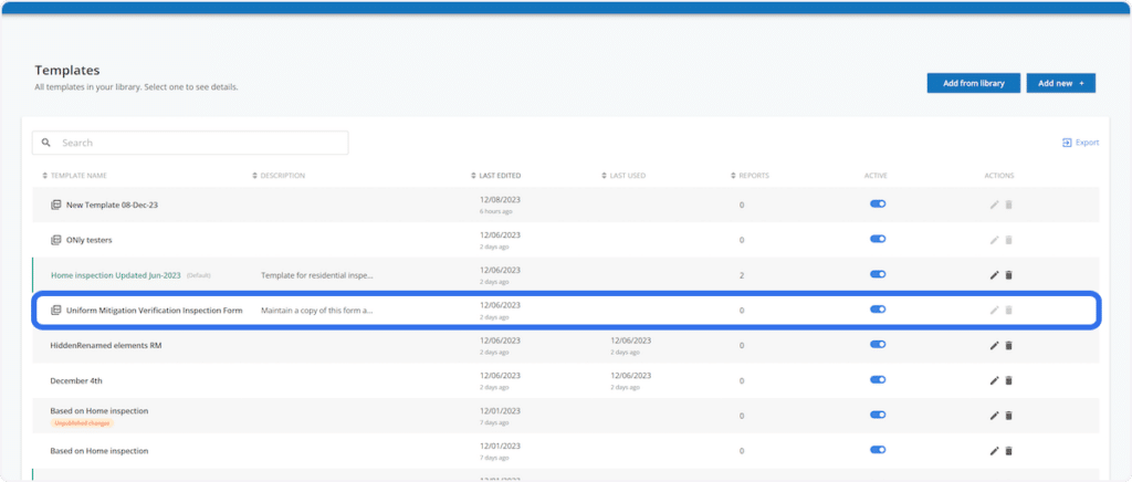 Florida Wind Mitigation Template - ISN