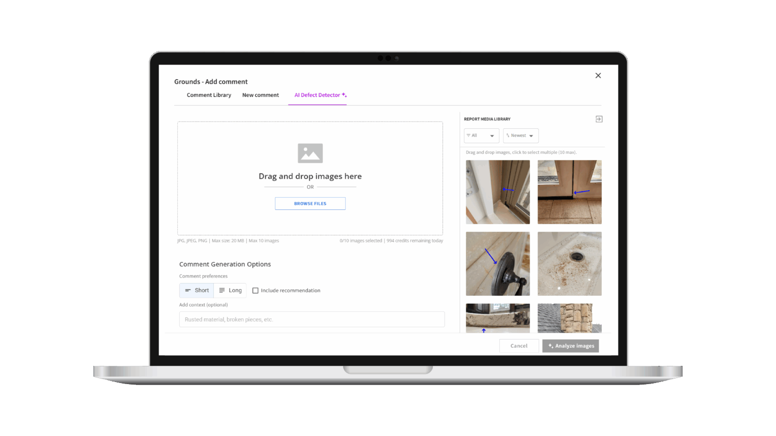 Turn photos into findings with ISN’s AI Image Defect Detector ...