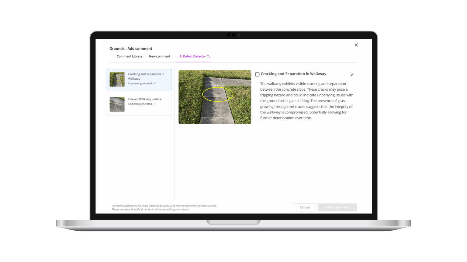Turn photos into findings with ISN’s AI Image Defect Detector ...