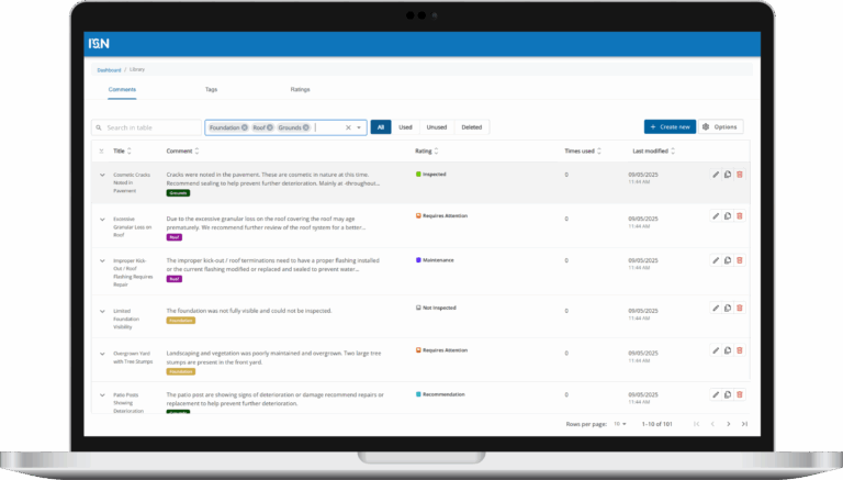 Home Inspection Report Writer - Inspection Support Network